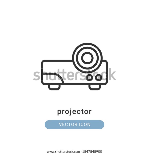 Projector Icon Vector Illustration Projector Icon Stock Vector (Royalty ...