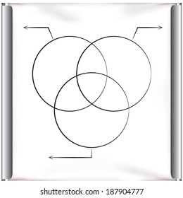 Projector Screen Circle Diagram Stock Vector (Royalty Free) 187904777 ...