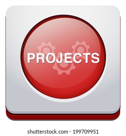 Projects Icon Stock Vector (Royalty Free) 199709951 | Shutterstock