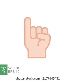 Promise Icon Simple Flat Filled Outline Stock Vector (Royalty Free ...