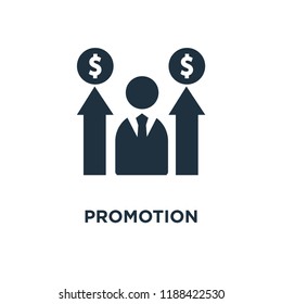 Promotion Icon Black Filled Vector Illustration Stock Vector (Royalty ...