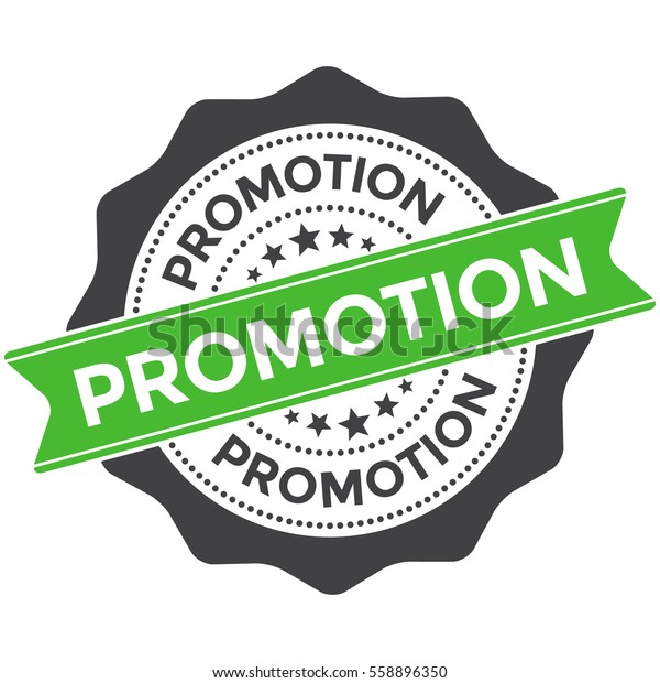 Promotion Stamp Vector Badge Green Seal Stock Vector (Royalty Free ...