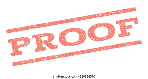 Proof Watermark Stamp Text Tag Between Stock Vector (Royalty Free ...
