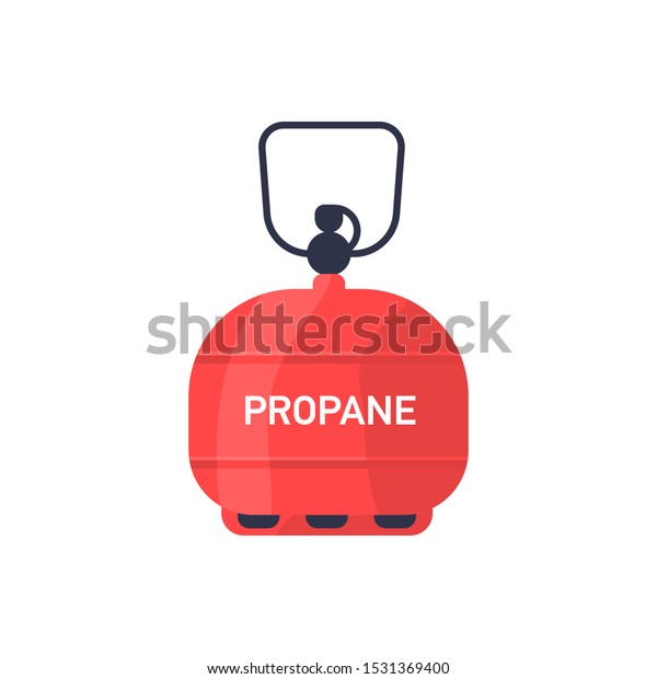 Propane Cylinder Tank Vector Illustration Gas Stock Vector (Royalty ...