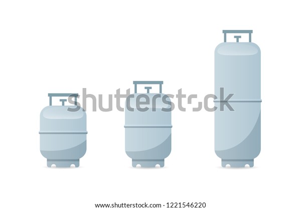 Propane Gas Tank Icon Set Clipart Stock Vector (Royalty Free ...