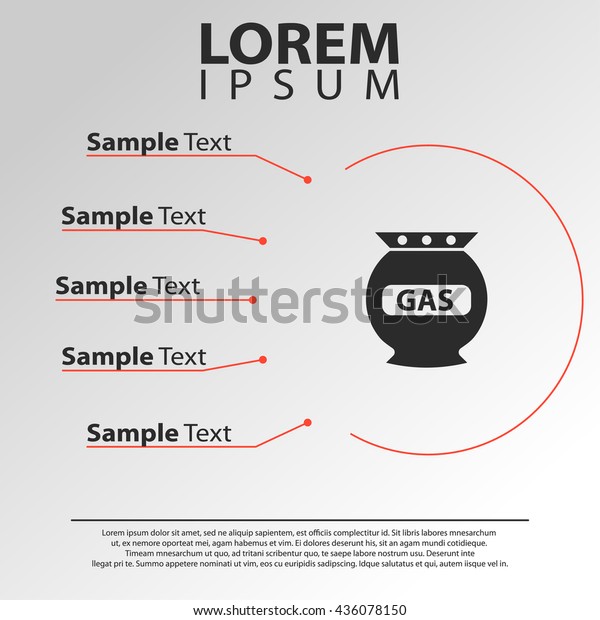 Propane Icon Propane Infographics Template Stock Vector (Royalty Free ...