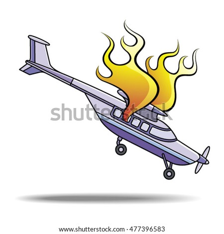 Plane Crash Drawing | Free download on ClipArtMag