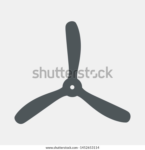 Propeller Airplane Quality Vector Illustration Cut Stock Vector ...