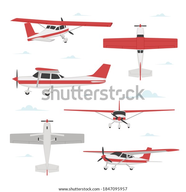 1,891 Light Aircraft Front View Images, Stock Photos & Vectors ...