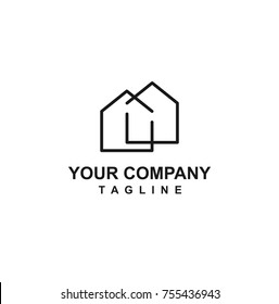 Minimalist Real Estate Logo Design Vector Stock Vector (Royalty Free ... Minimalist Real Estate Logo Design Vector Stock Vector (Royalty Free ...