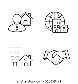 Property Sales Vector Icons Stock Vector (Royalty Free) 513650491 ...