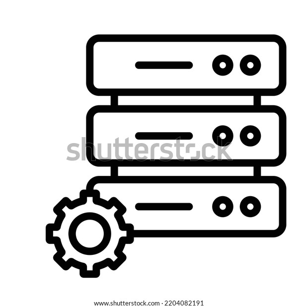 Proprietor Bold Outline Vector Icons That Stock Vector (Royalty Free ...
