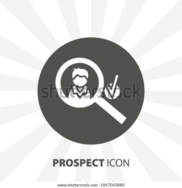 Prospect Worker Icon Worker Choice Isolated Stock Vector (Royalty Free ...