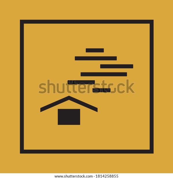 Protect Fog Symbol Keep Inside Icon Stock Vector (Royalty Free ...