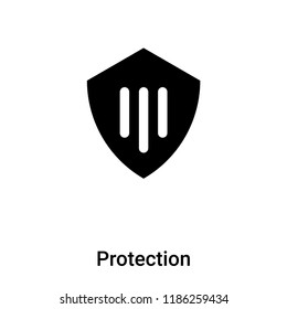 Protection Icon Vector Isolated On White Stock Vector (Royalty Free ...