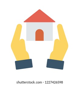 Protection Secure House Stock Vector (Royalty Free) 1227426598 ...