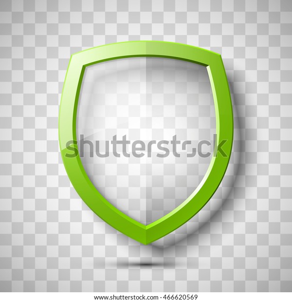 Protection transparent shield concept. Safety badge icon. Privacy ...