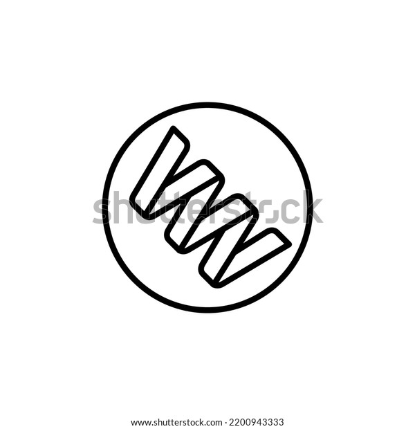 Protein Line Icon Simple Element Illustration Stock Vector (Royalty ...