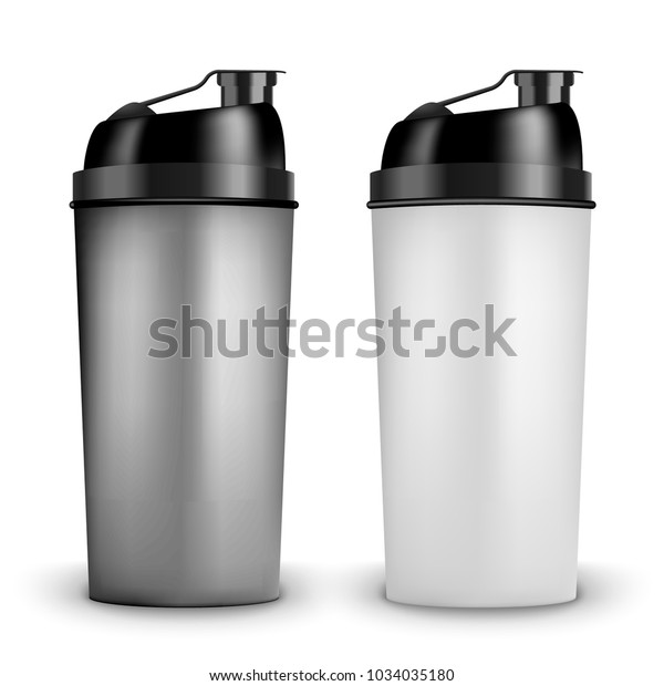 Protein Shaker Design Template Two Colors Stock Vector (Royalty Free ...