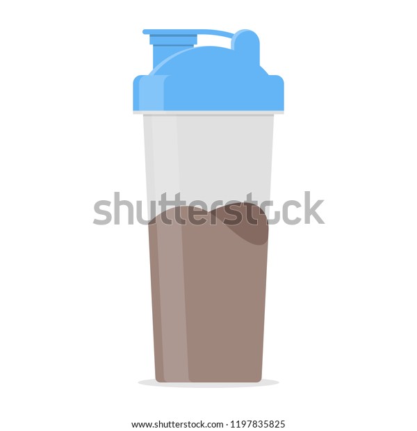 Protein Shaker Vector Icon Illustration