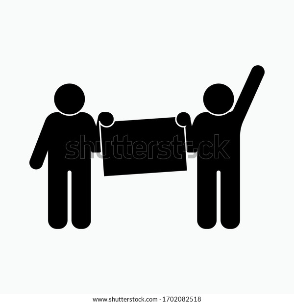 Protest Icon Demonstration Symbol Promotion Activity: เวกเตอร์สต็อก ...