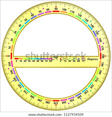 Protractor Actual Size | Free download on ClipArtMag