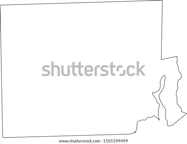 Providence County Map Rhode Island State Stock Vector (Royalty Free ...