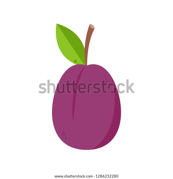 Prunes Cartoon Vector Symbol Logo Design 스톡 벡터(로열티 프리) 1286232280