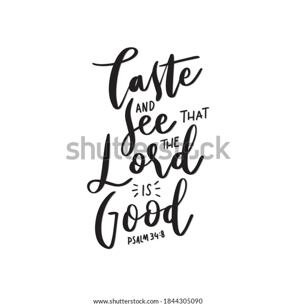 Letras De Escritura De Salmo. Cita: vector de stock (libre de regalías ...