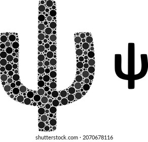 Psi Greek Lowercase Symbol Vector Composition Stock Vector (Royalty ...