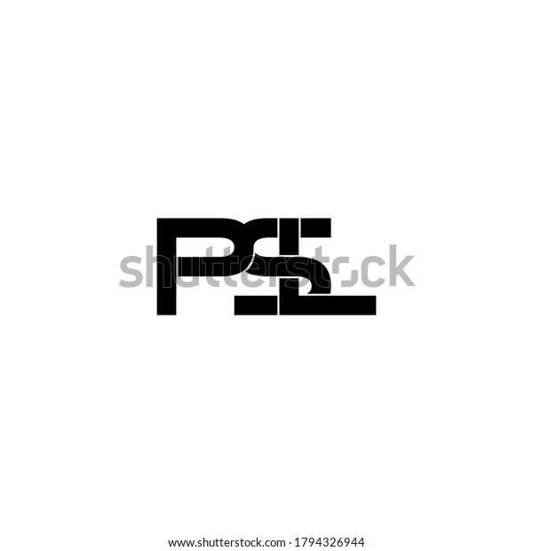 Psl Letter Original Monogram Logo Design Stock Vector (Royalty Free ...