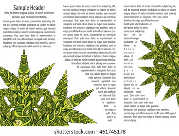 Psychedelic Marijuana Cannabis Flyer Poster Art: vector de stock (libre ...