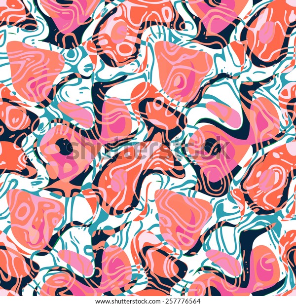 Psychedelic Seamless Acid Background Stock Vector (Royalty Free ...