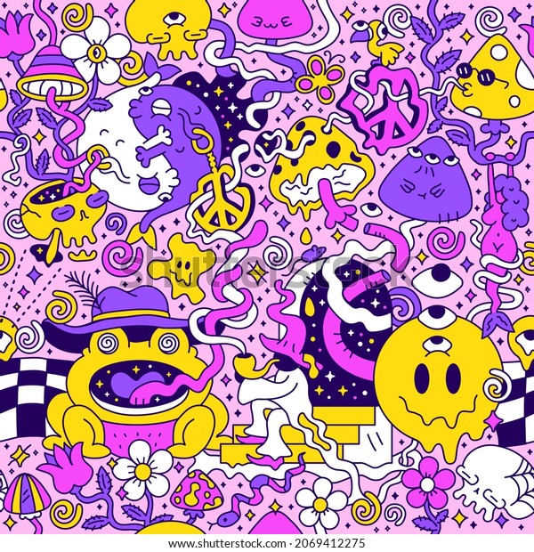 24 Frog Hallucination Bilder, Stockfotos und Vektorgrafiken | Shutterstock