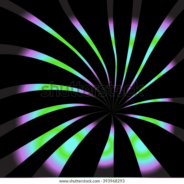 Psychedelic Vortex Abstract Art Background Design Stock Vector (Royalty ...