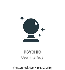Psychic Vector Icon On White Background Stock Vector (Royalty Free ...