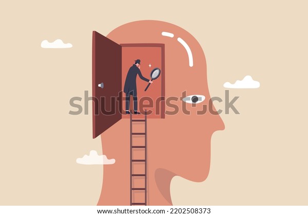 Psychology Mindset Deep Mind Thinking Mental Stock Vector (Royalty Free ...