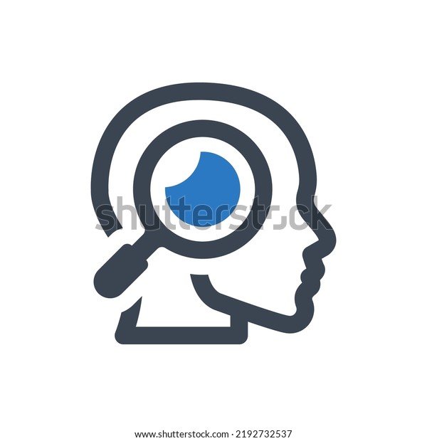 Psychology Research Icon Simple Vector Illustration Stock Vector ...