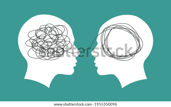Psychotherapy Concept Abstract Metaphor Problem Solving Stock Vector ...