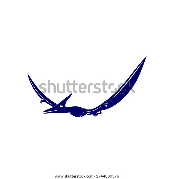 Pterosaurs Logo Design Vector Icon Symbol Stock Vector (Royalty Free ...