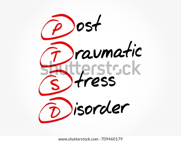 Ptsd Posttraumatic Stress Disorder Acronym Concept Stock Vector ...