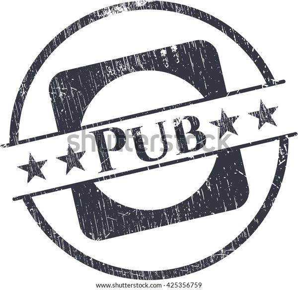 Pub Grunge Style Stamp Stock Vector (Royalty Free) 425356759 | Shutterstock