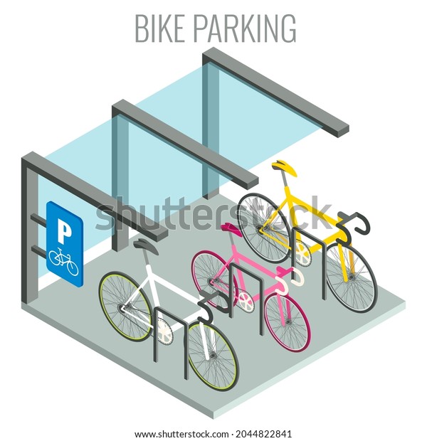 1,521 Bike Parking City Stock Vectors, Images & Vector Art | Shutterstock