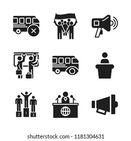 Public Icon 9 Public Vector Icons Stock Vector (Royalty Free ...