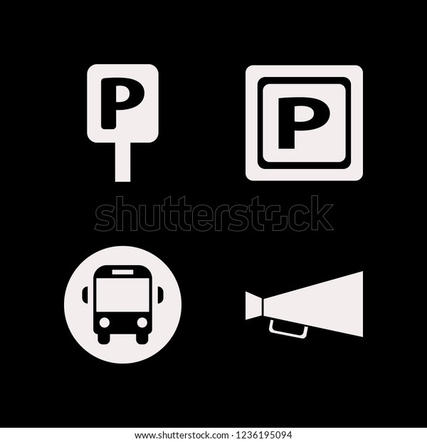 Public Icon Public Vector Icons Set Stock Vector (Royalty Free ...