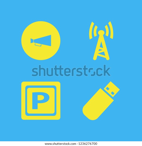 Public Icon Public Vector Icons Set Stock Vector (Royalty Free ...