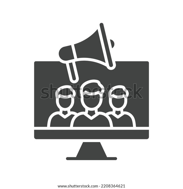 Public Relations Icon Vector Image Can Stock Vector (Royalty Free ...