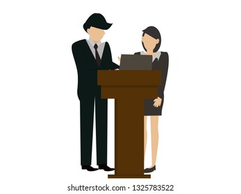 Public Speaking Training Stock Vector (Royalty Free) 1325783522 ...