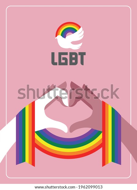 Publicity Posters Information About Lgbt Content Stock Vector (Royalty ...