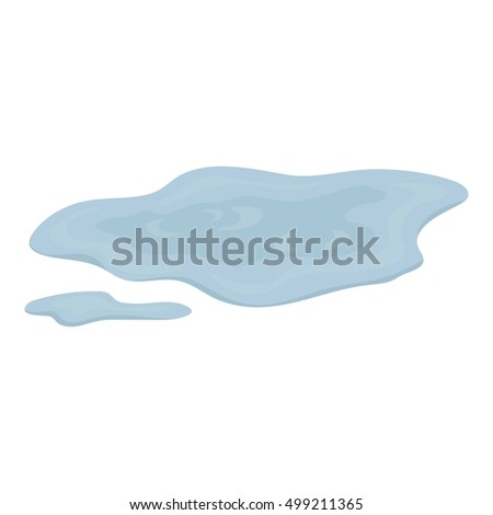 Puddle Icon Cartoon Style Isolated On 스톡 벡터(사용료 없음) 499211365 ...